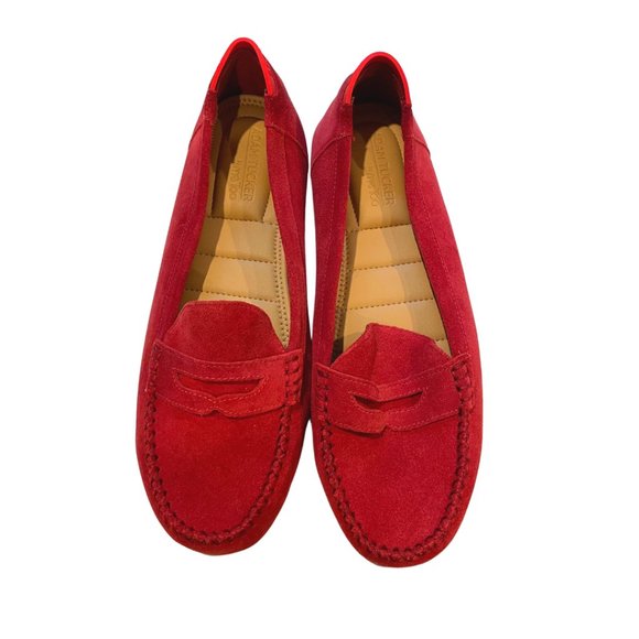 Adam Tucker | Shoes | Nwt Adam Tucker By Me Too Red Suede Driving Penny ...